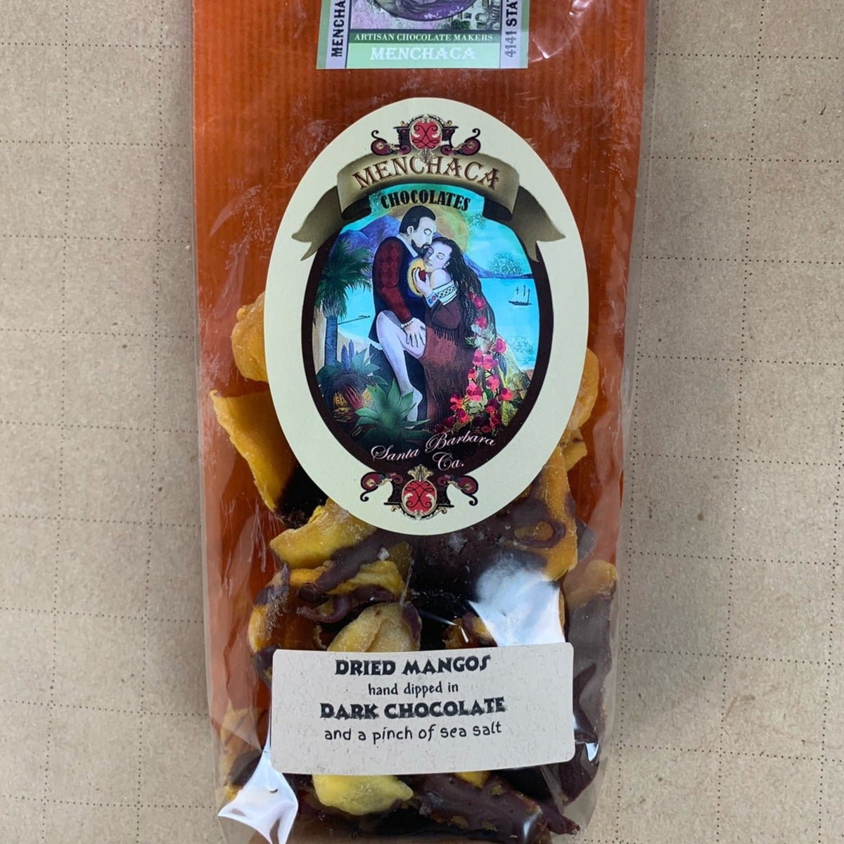 Dipped Mangos - Dark Chocolate & Sea Salt – Menchaca Chocolates